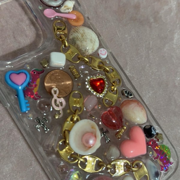 Custom Trinket Phone Case: Junk Style iPhone Cover - Etsy