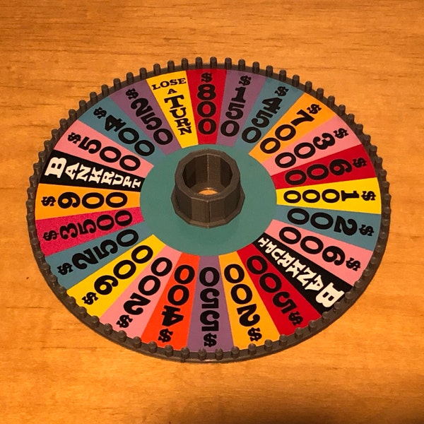 80s 90s Era Wheel of Fortune Board Game Wheel Spinner - Www.facebook ...