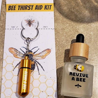 Bee Revival Kit With Plantable Paper rose Gold - Etsy