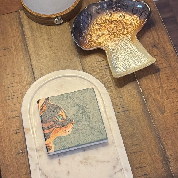 Kintsugi Stone Coasters, Kintsukuroi Art Stone Coasters Set of 4 ...
