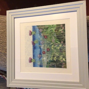 Floral Embroidery Kit 'cornish Coast' Modern Hand Embroidery Mother's ...