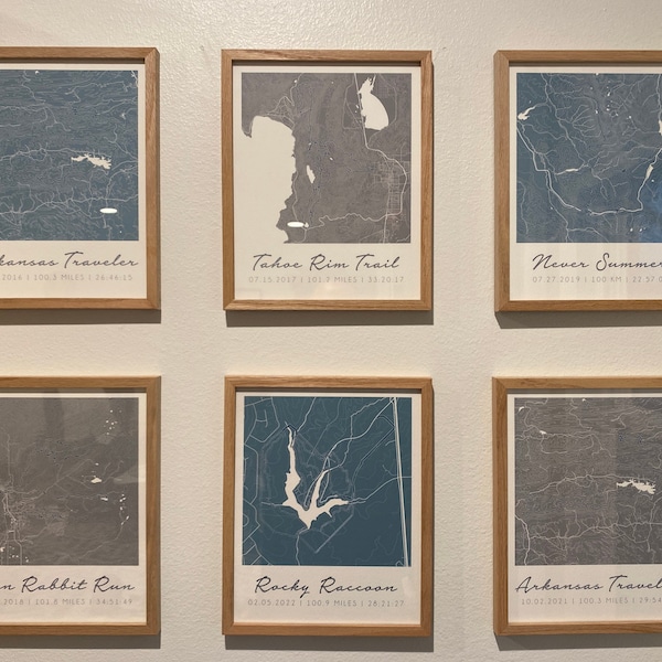 Personalized Marathon Map, Running Gifts for Men, Runner Gifts for ...