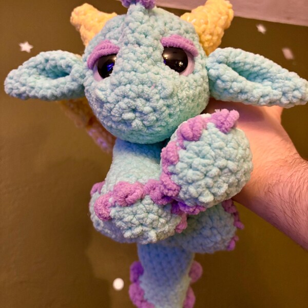Cato the Dragon Snuggler/lovey Amigurumi Crochet Pattern - Etsy