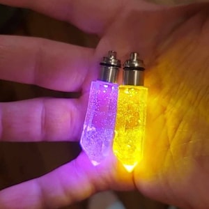 Star Wars Lightsaber Kyber Crystal 100 % Handcrafted Glowing Replica ...