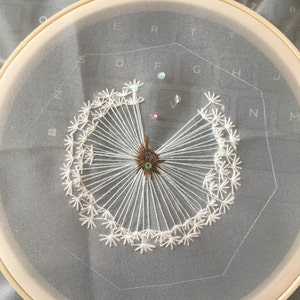 Transparent embroideryEmbroidery For Beginner Modern | Etsy