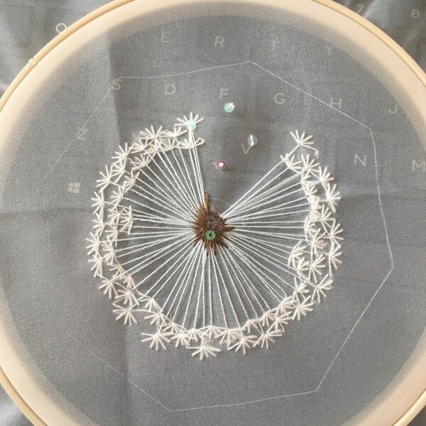 Transparent Embroidery，embroidery for Beginner, Modern Embroidery Kit ...