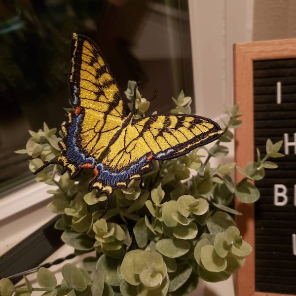 Tiger Swallowtail (free Standing Lace - A Finished Embroidery Product ...