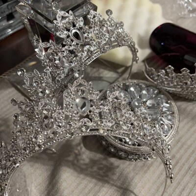 Purple Swarovski Bridal Tiara Wedding Crown Tiara Bridal - Etsy