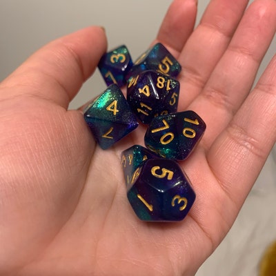 Water SPRITE Dnd Dice Set for Dungeons and Dragons TTRPG D20 - Etsy