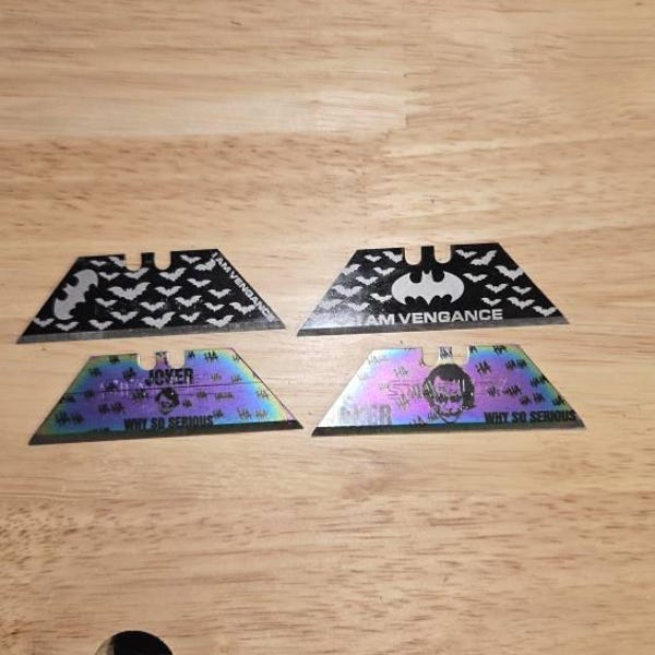 Laser Etched Utility Blade, Custom Utility Knife Blades, Laser Engraved ...