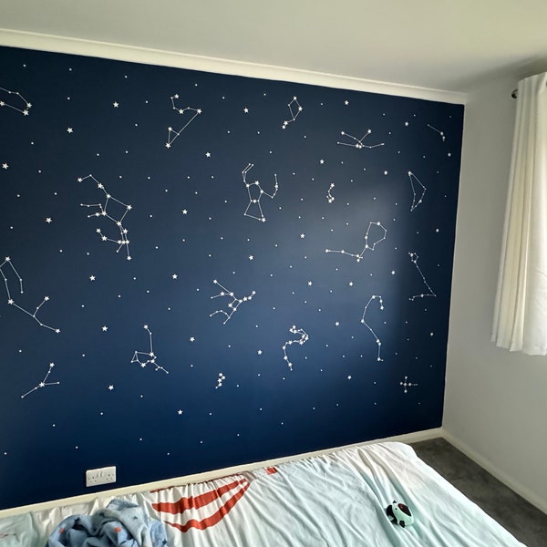 Constellation Stickers, Constellation Decals, Astronomy Wall Art ...