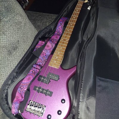 Walker and Williams JK-08 Vintage Modern Hot Magenta and Purple Paisley ...