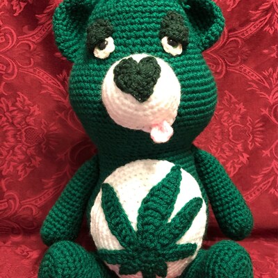 PDF Pattern : Don't Care Bear Amigurumi Plush Marijuana Crochet Pattern ...
