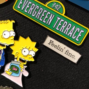 Feelin' Fine Enamel Pin the Simpsons - Etsy Canada