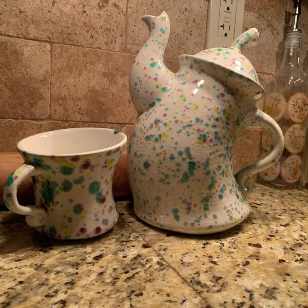 Fun Sassy Teapot - Etsy