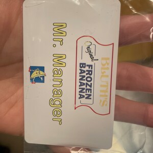 MARY HARTMAN Mary Hartman Name Badge With Magnet Fastener - Etsy