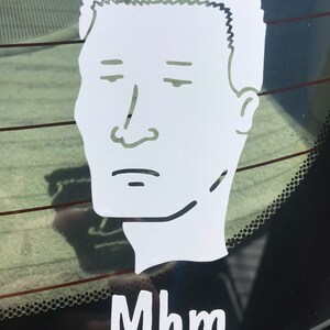 Hank Hill Bwahhh Sticker Vinyl Decal Vinyl Sticker King of | Etsy