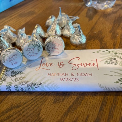 Printed Mint Chocolate Candy Favor Stickers / Personalized - Etsy