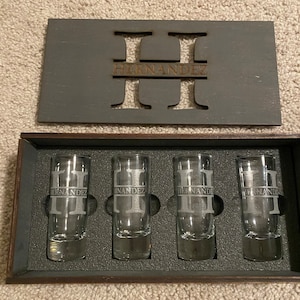 Personalized Decanter With Wooden Box Custom Decanter Set - Etsy