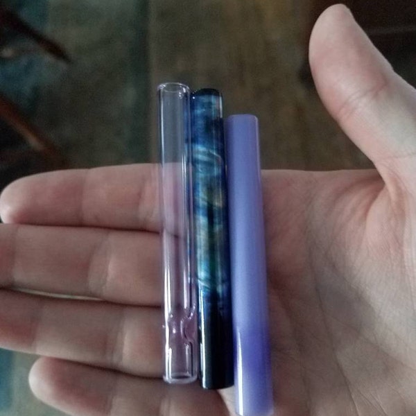 PURPLE Glass Blown One Hitter for Your Hitter Box / Dugout Box (please ...