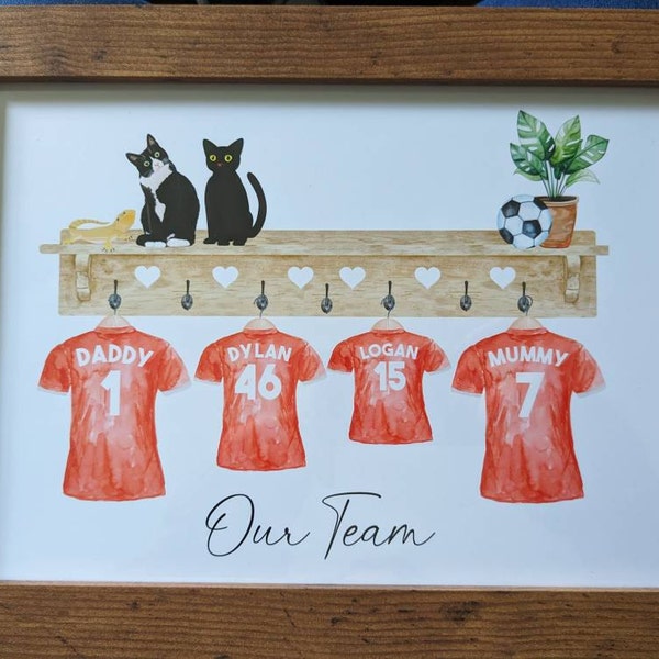 Fathers's Day Print of Child's Drawing Images Personalised Including ...