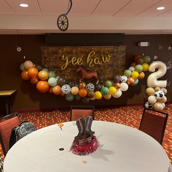 Yeehaw Balloon Banner Cowgirl Bachelorette Party Decorations Western ...