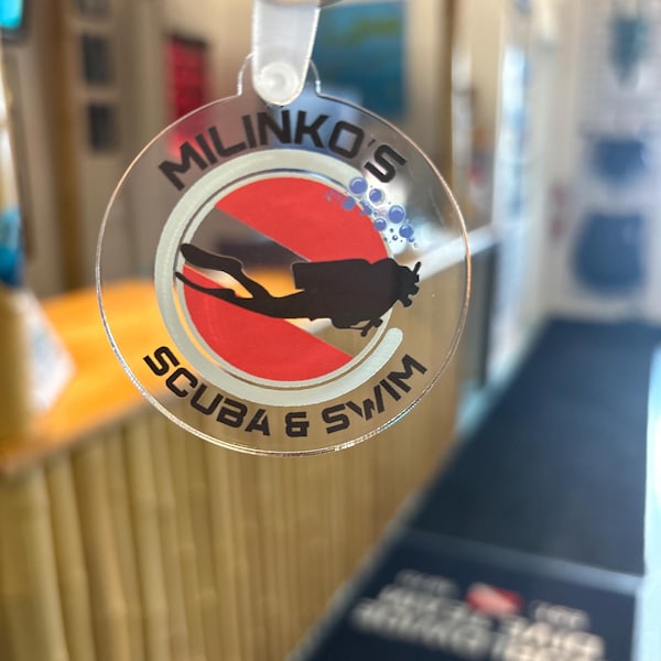 Custom Keychains With Your Logo, Full Color Logo Printed Personalized ...