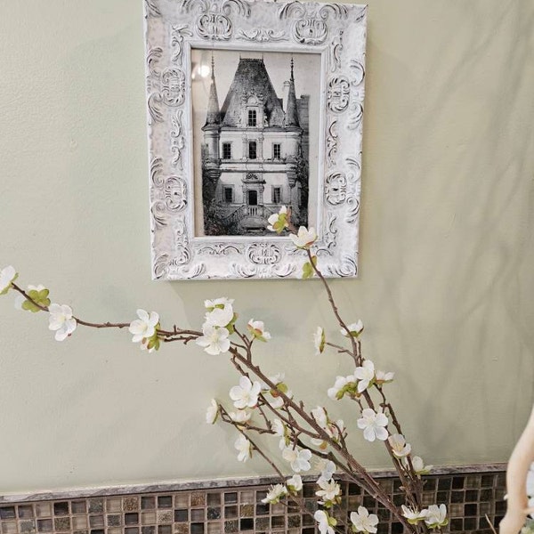 French Country Frame Glass Victorian Antique Vintage Farmhouse Ornate ...