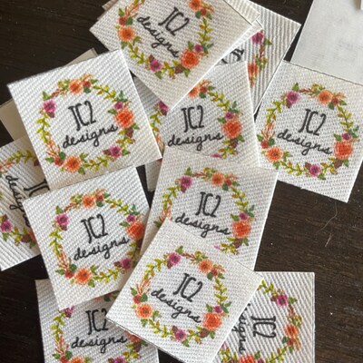 96pcs Ironing Labels, Logo or Text, Personalized Brand , Clothing ...