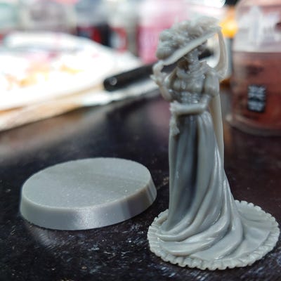 Rogue Galaad 3d Printed Resin Miniature Mini Fantasy Dungeons & Dragons ...