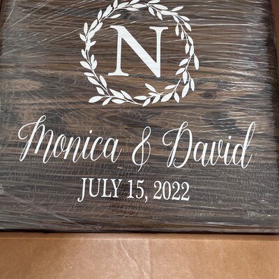 Wedding Welcome Sign Wedding Entrance Sign Laurel Wreath - Etsy