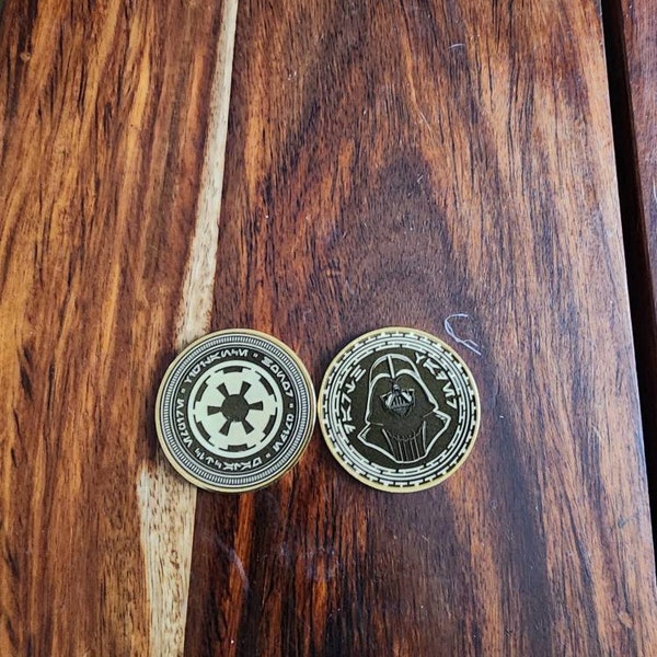 Jedi / Sith Challenge (chance) Coin - Etsy