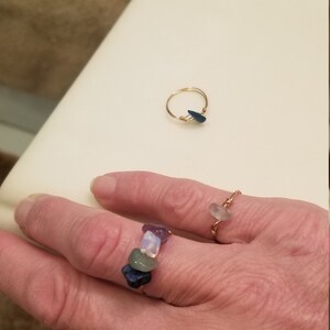 Custom Crystal Ring Handmade With Real Crystals you Choose - Etsy