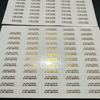 GT005 Foiled Check Box List Sticker. Check Box Sticker, List Label ...