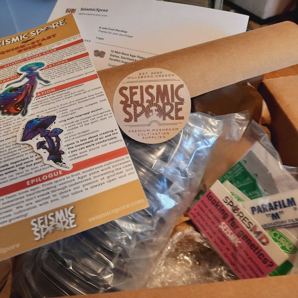 10 Black MEA Agar Plates: Sterile Petri Dishes With Parafilm Strips - Etsy