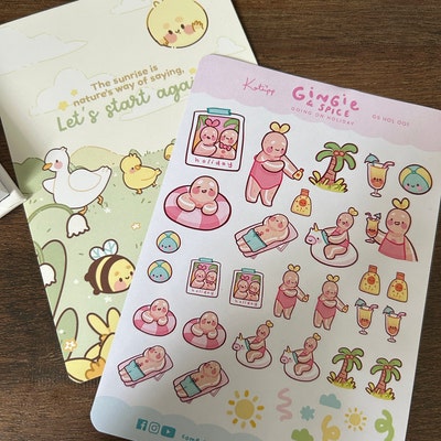 Kawaii Lemon Cat Art Print Kawaii Cute Cat Print Katnipp Illustrated ...