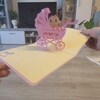 Pop-up Baby Stroller Card Template | Baby Stroller SVG | Pop-up Card ...