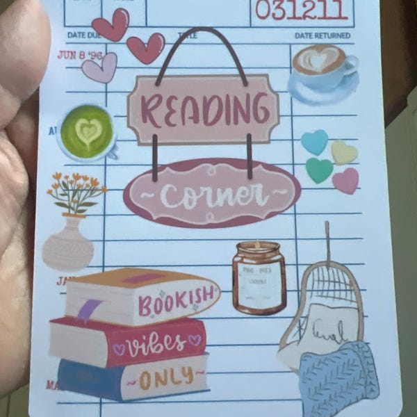 Carley Fortune Book Stack Sticker | Bookish Gifts | Kindle Decal ...