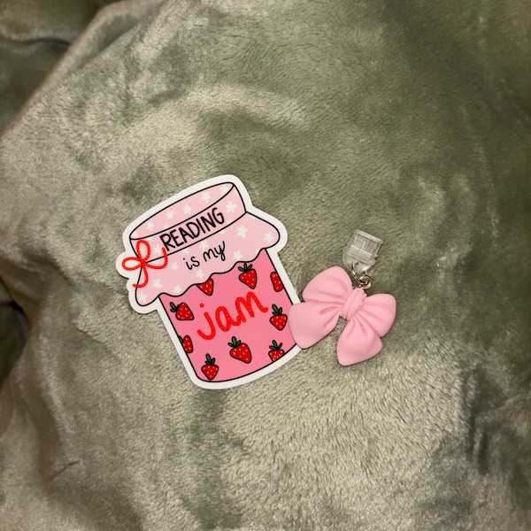 Reading is My Jam Sticker - Etsy