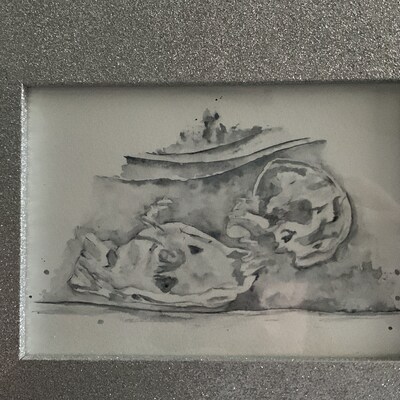 Embryo Art Ivf Painting Embaby Art Hand-painted Nursery Decor Fertility ...