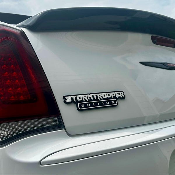 Custom Text "edition" Emblem, Car Emblem, Car Badge, Custom Text Badge ...