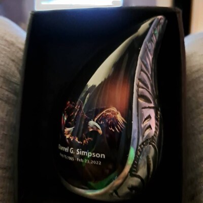 Elephant Walk in Firefly Forest Cremation Urns for Human Ashes for Male ...