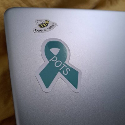 POTS Awareness Ribbon Sticker Chronic Illness Chronic - Etsy