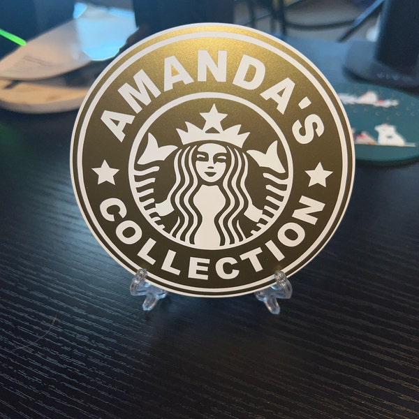 Starbucks Sign Personalized | Acrylic Sign | Starbucks Sign | Stanley ...