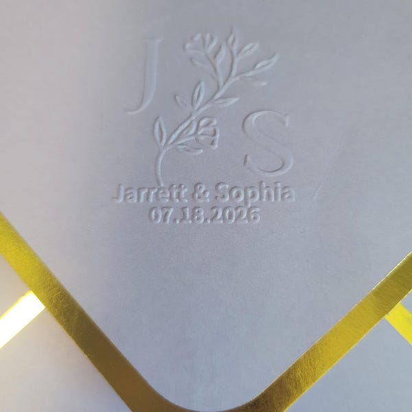 Personalized Book Stamp | Custom Library Seal Embosser | Gift for Book ...