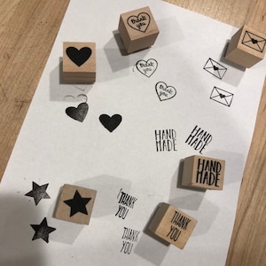 Mini Envelope Rubber Stamp - Etsy