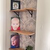 TIMBERNATION Walnut Stack Rack With 3 Round Posts - Etsy Canada