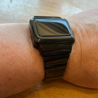 Time-shop-uk Retro LED Watch Silver Homage to 1970s Styling Digital LCD ...