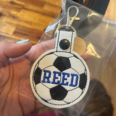 Embroidered Swim Team Keychain Swim Bag Tag - Etsy