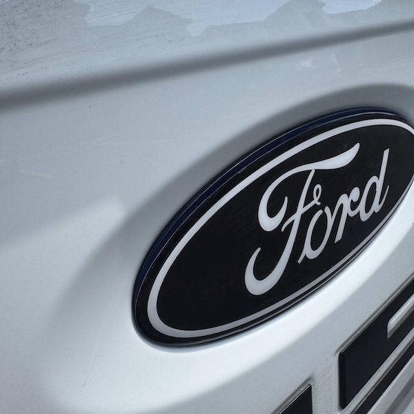 Set of 3 Gel Coated Ford Logo Gel Coated Emblem Overlays Fiesta / Focus ...